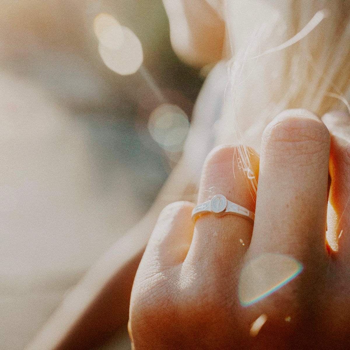 Miraculous Medal Ring – Stella & Tide